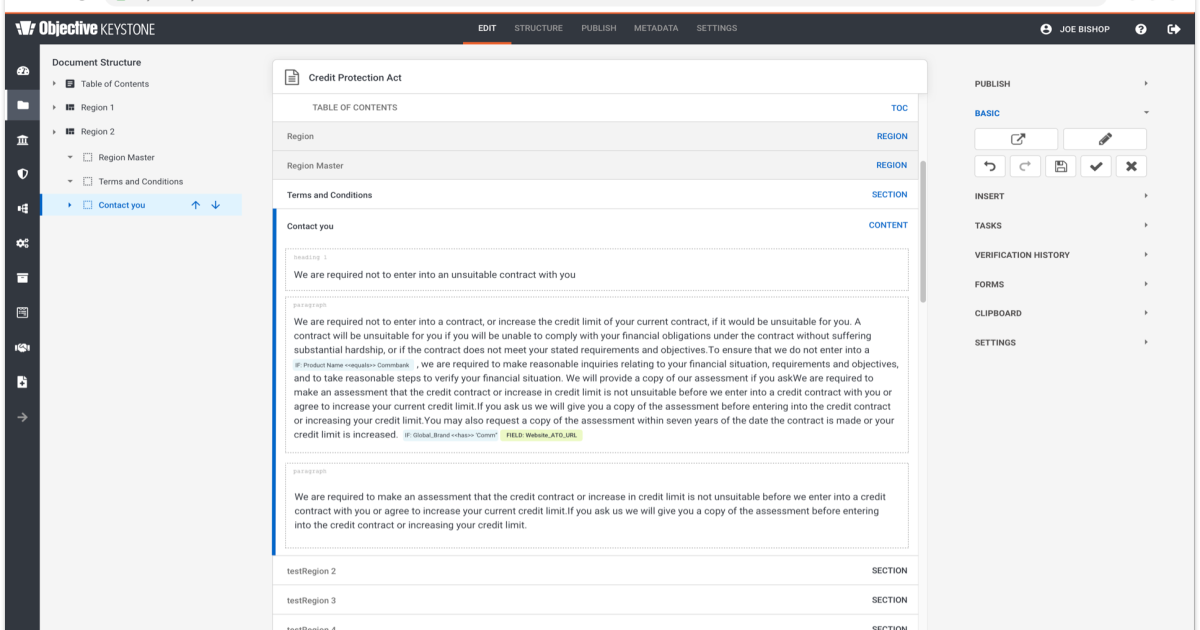 Objective Keystone - manage complex business documents with ease ...